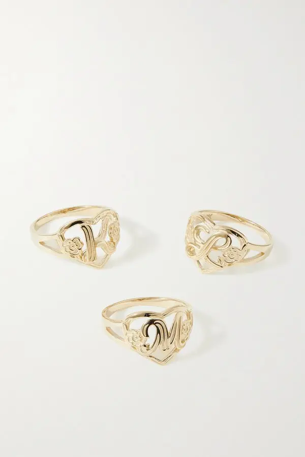 THE M JEWELERS The Cutout Flower 10-karat Ring - Gold