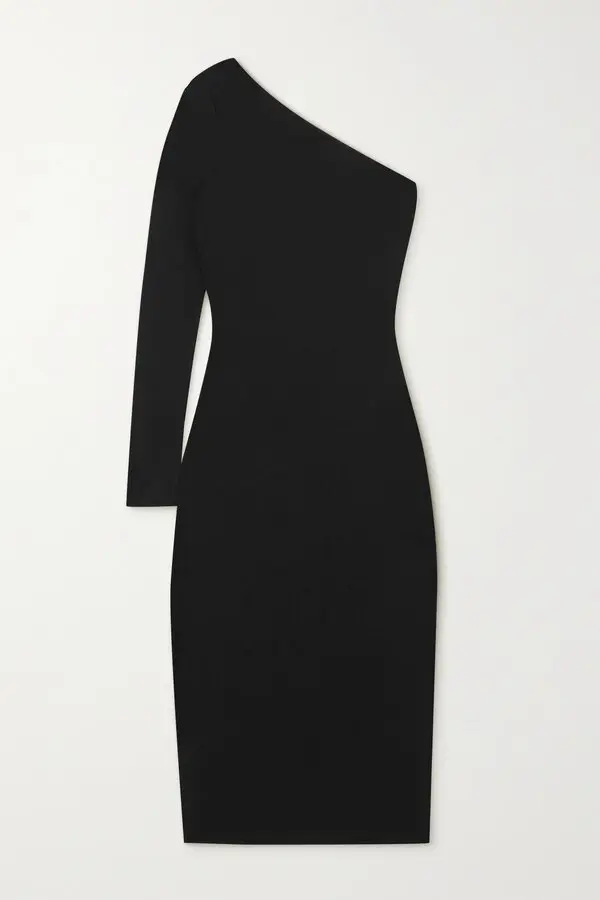 Victoria Beckham One-shoulder Midi Dress