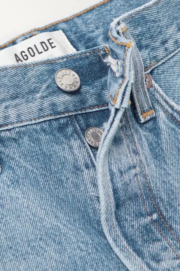 AGOLDE Parker Long Denim Shorts