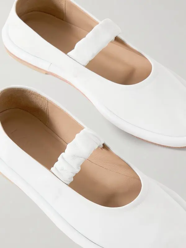 LAUREN MANOOGIAN Leather Ballet Flats