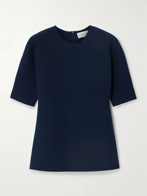 HIGH SPORT Bianca Stretch-cotton Top