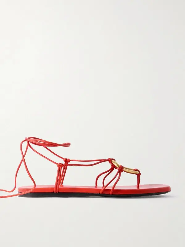 Proenza Schouler Embellished Leather Sandals