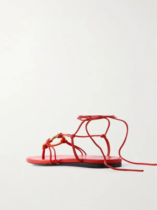 Proenza Schouler Embellished Leather Sandals