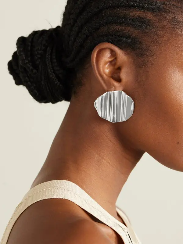 YSSO L'onda Earrings - Silver