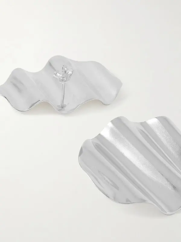 YSSO L'onda Earrings - Silver