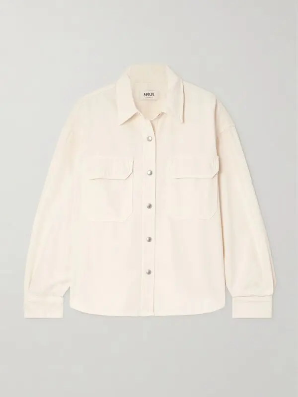 AGOLDE Gwen Slice Organic Denim Shirt