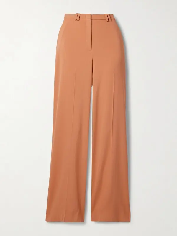 Another Tomorrow Crepe Wide-leg Pants