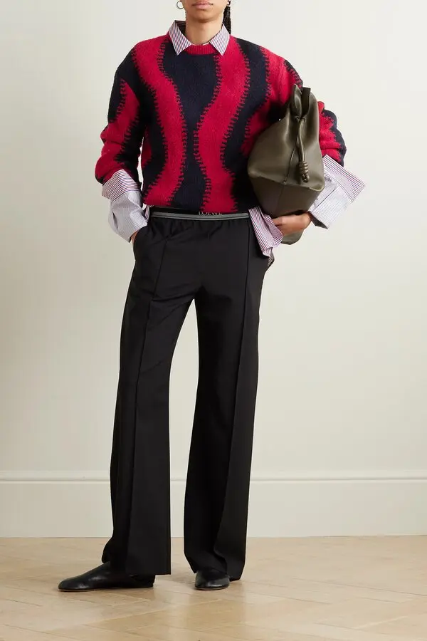 Loewe Wool-blend Jacquard Sweater