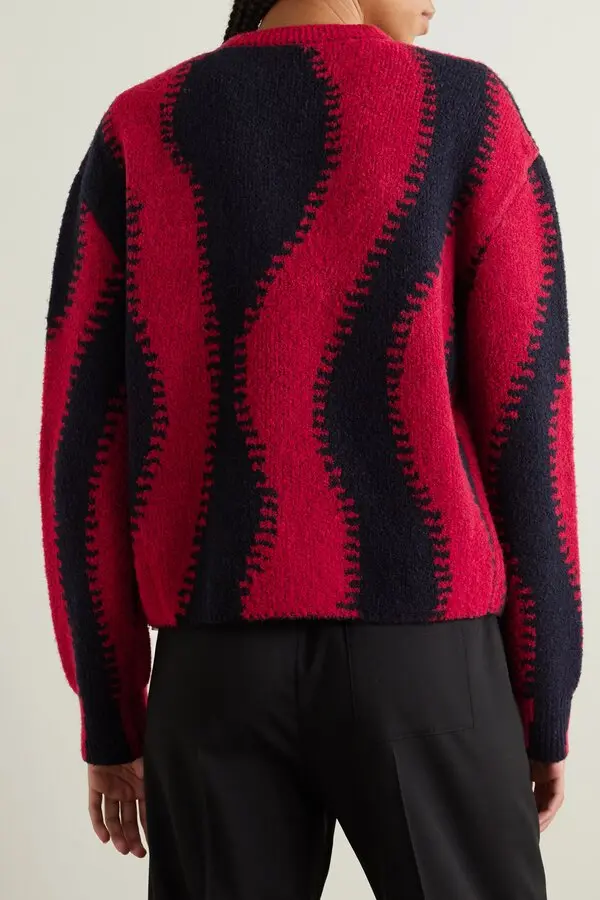 Loewe Wool-blend Jacquard Sweater