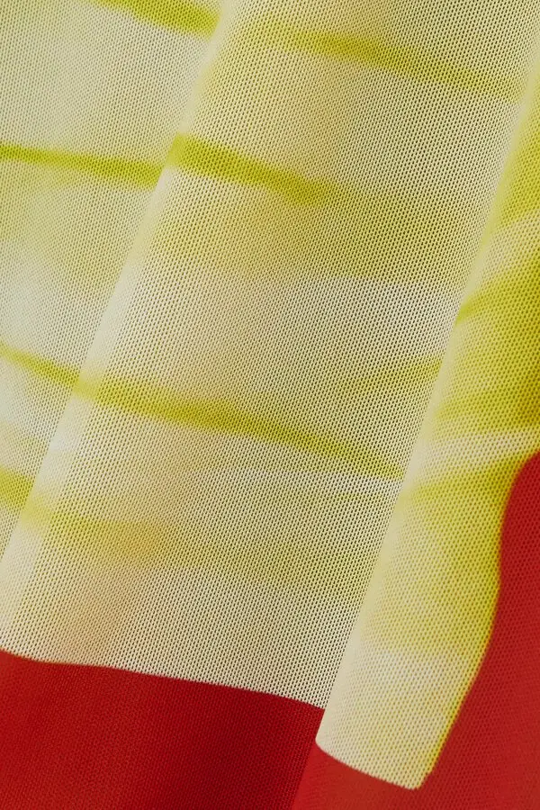 Loewe Printed Stretch-mesh Top