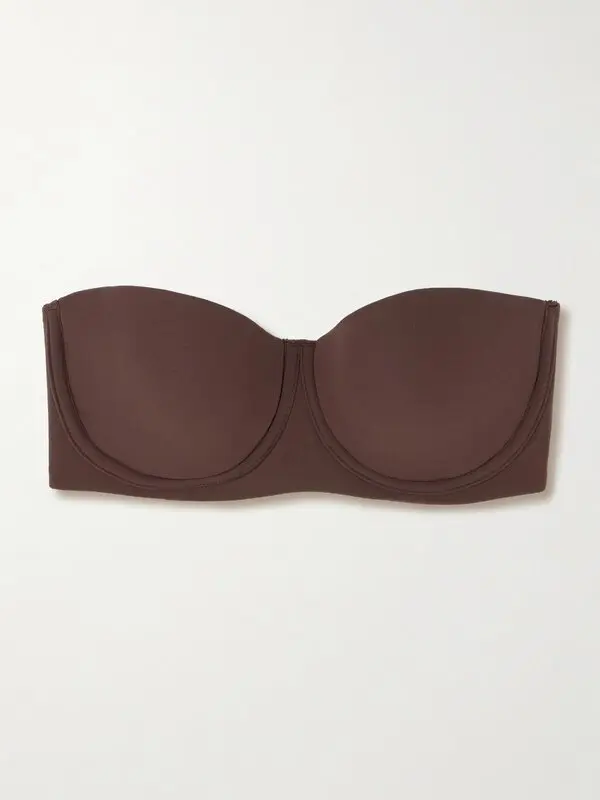 SKIMS Fits Everybody Strapless Bra - Brown