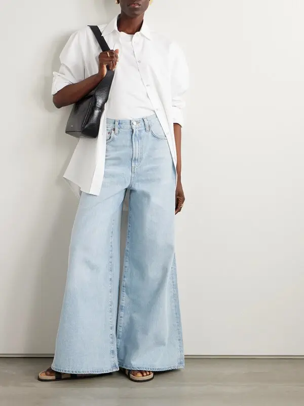 AGOLDE Nolan High-rise Wide-leg Jeans