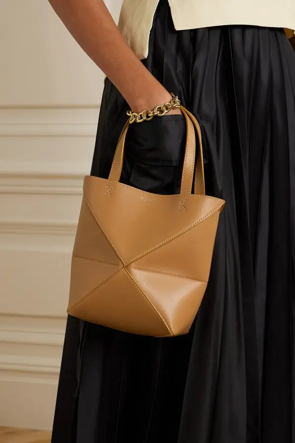 Loewe Puzzle Convertible Mini Tote - Brown