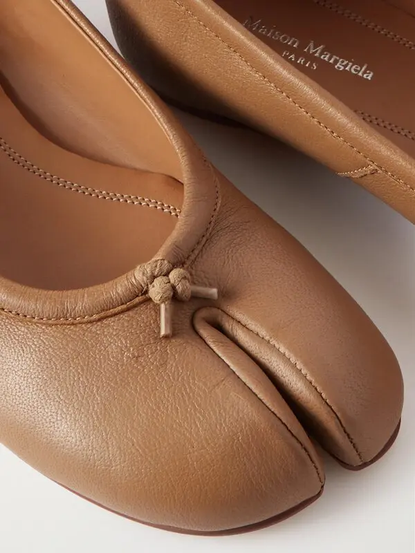 MAISON MARGIELA Tabi Leather Ballet Flats