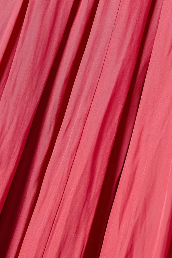 LANVIN Ruffled Charmeuse Mini Dress