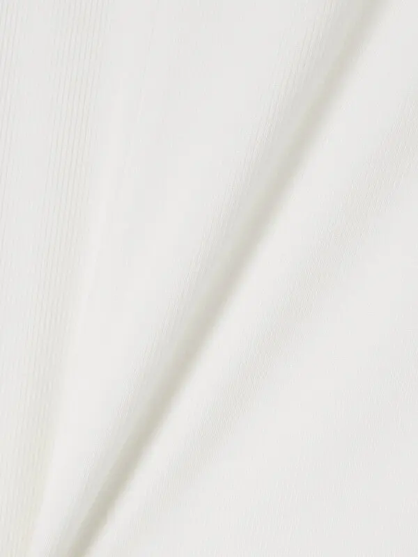 Jacquemus Draped Open-back Ribbed Jersey Maxi Dress