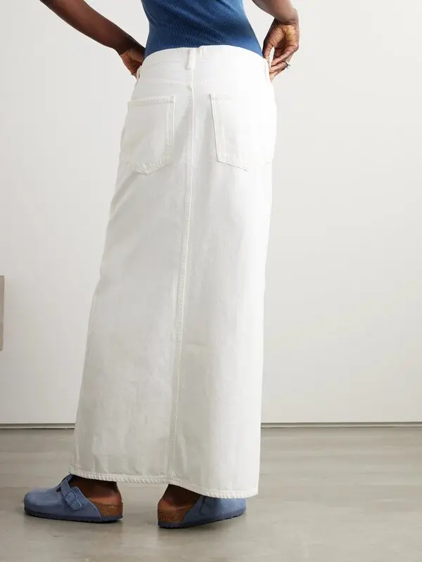 AGOLDE Leif Denim Maxi Skirt