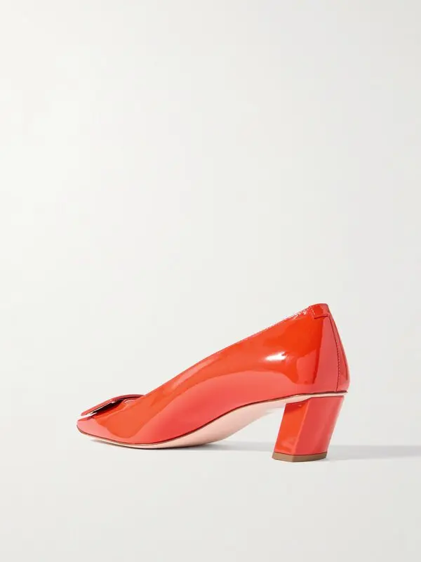 ROGER VIVIER Belle Vivier 45 Patent-leather Pumps