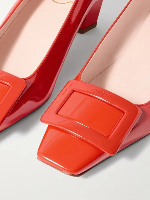 ROGER VIVIER Belle Vivier 45 Patent-leather Pumps