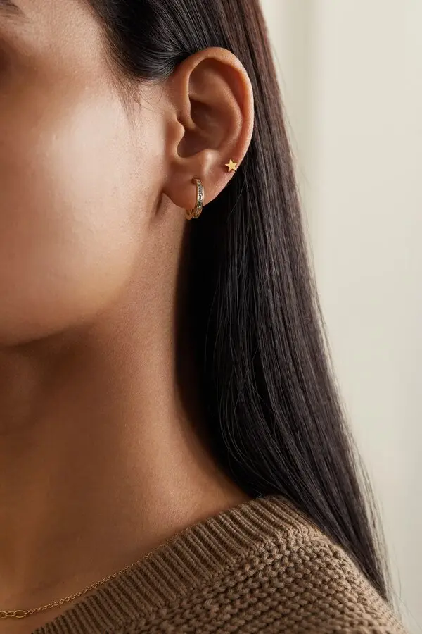 JENNIFER MEYER Star 18-karat Stud Earrings