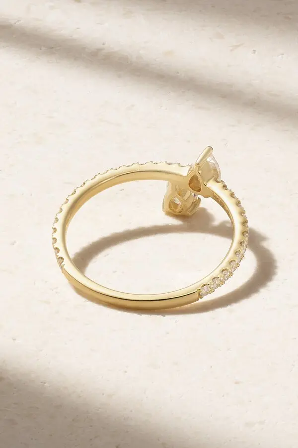 ANITA KO Princess Eternity 18-karat Diamond Ring
