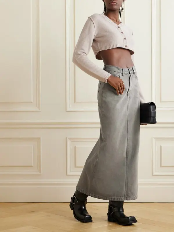 Acne Studios Denim Maxi Skirt