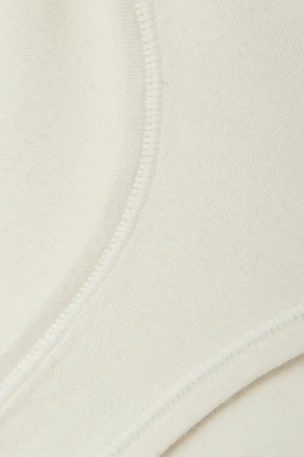SKIMS Cotton-blend Jersey Dipped Thong