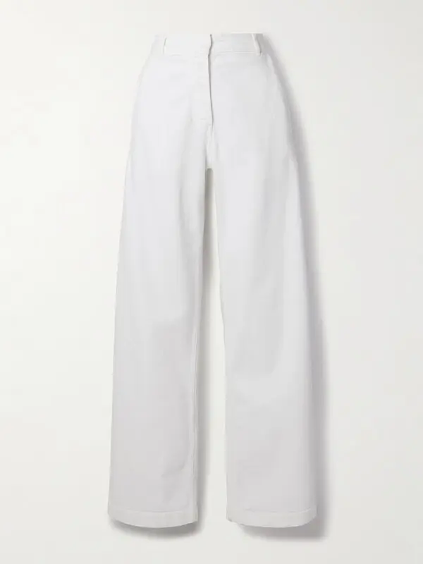 Another Tomorrow Mid-rise Straight-leg Organic Denim Jeans