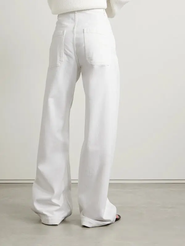 Another Tomorrow Mid-rise Straight-leg Organic Denim Jeans
