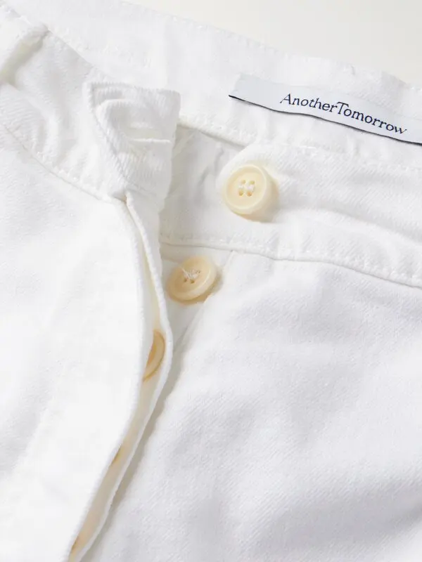 Another Tomorrow Mid-rise Straight-leg Organic Denim Jeans
