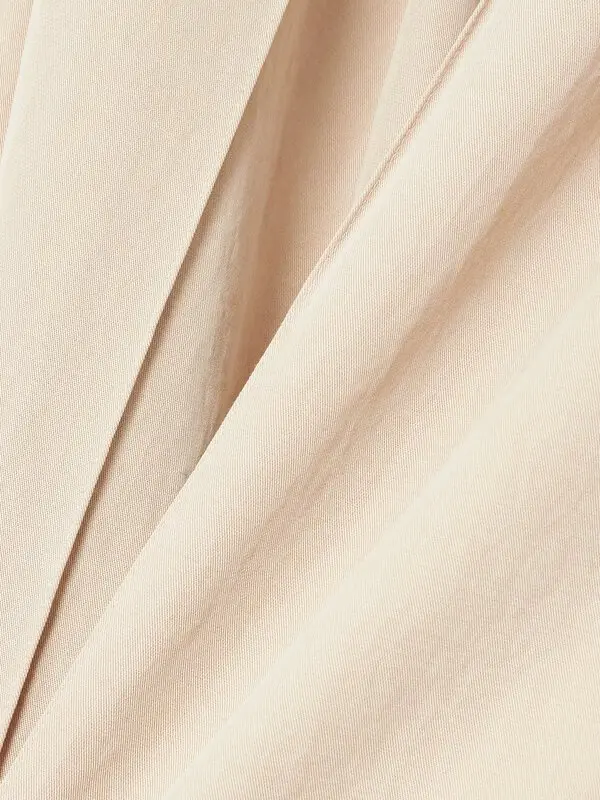 ADIDAS ORIGINALS Y-3 Lyocell-blend Twill Wide-leg Drawstring Trousers