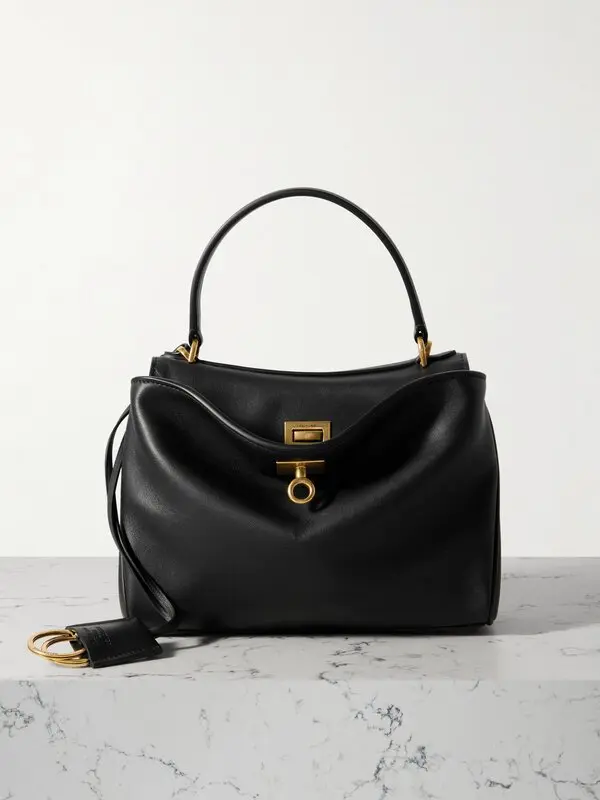 Balenciaga Rodeo Mini Leather Tote - Black