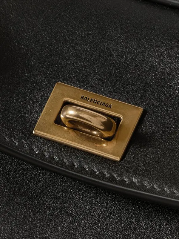 Balenciaga Rodeo Mini Leather Tote - Black