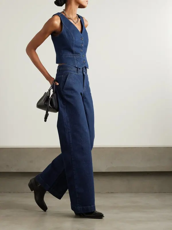 Paige Antonella Denim Vest