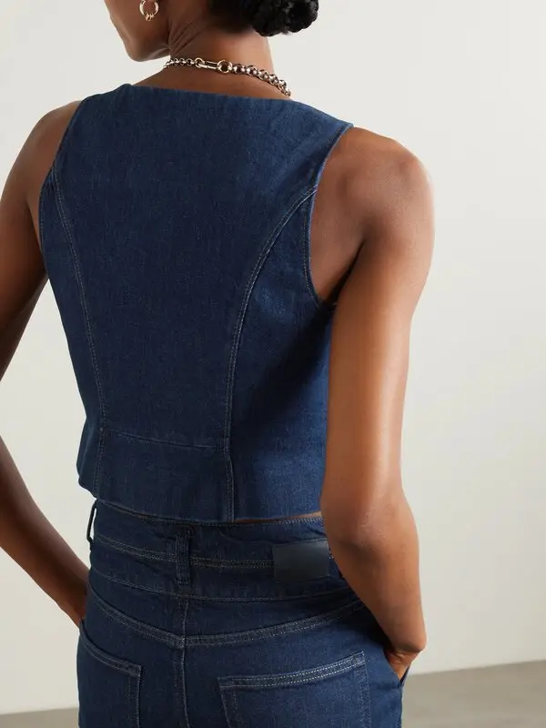 Paige Antonella Denim Vest