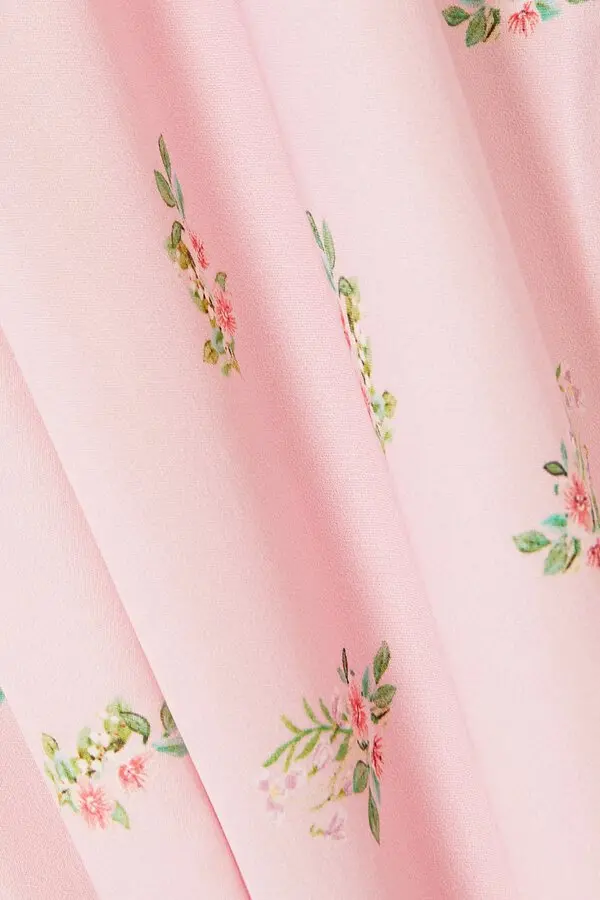 Sleeper Blossom Floral-print Satin Pants