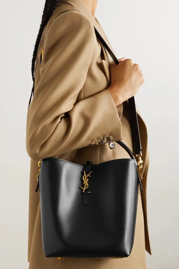 Saint Laurent Le 37 Leather Bucket Bag