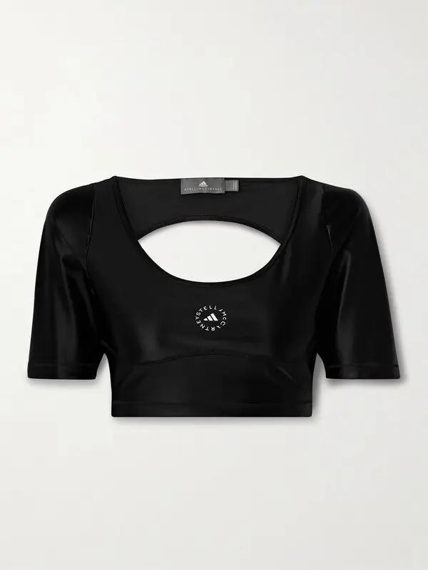 Adidas By Stella McCartney Truepurpose Cropped Top - Black