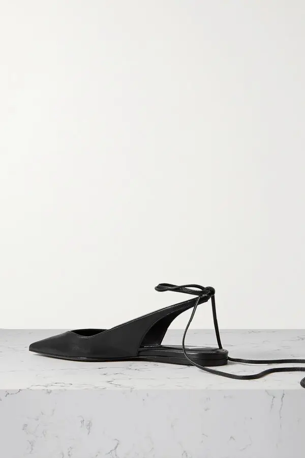 Attico Venus Leather Flats