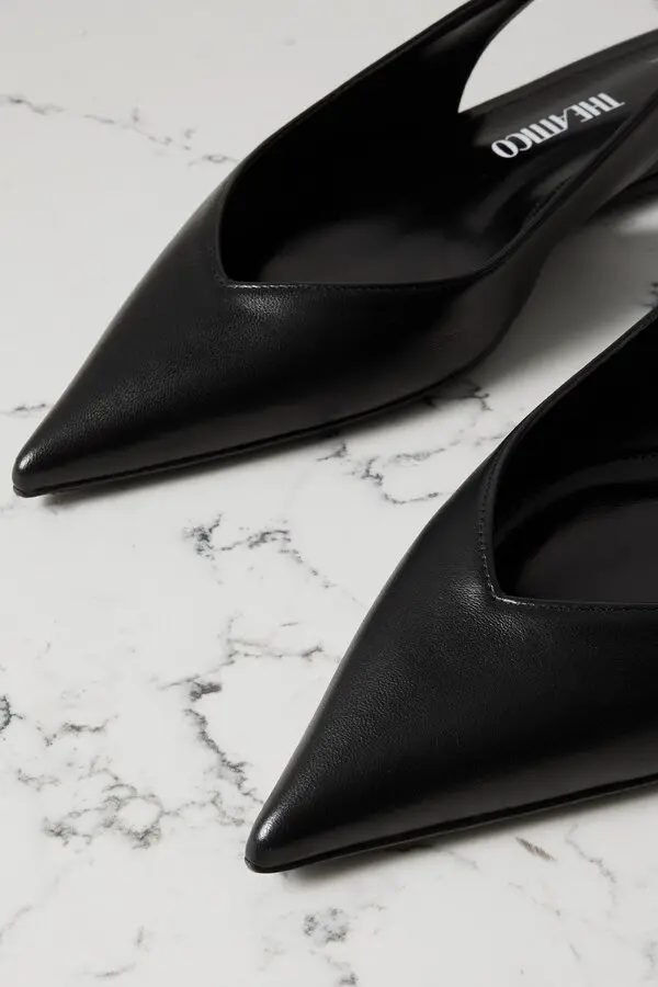 Attico Venus Leather Flats