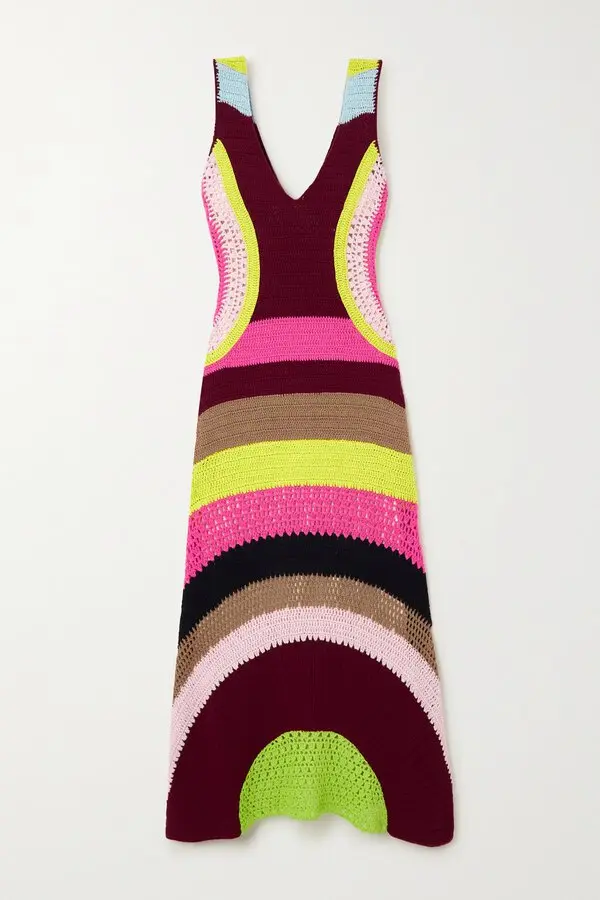 Gabriela Hearst Ocon Striped Maxi Dress - Multi