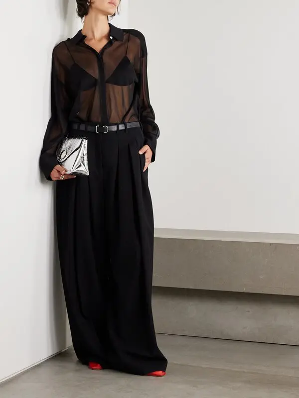 Proenza Schouler Smithson Silk-organza Blouse