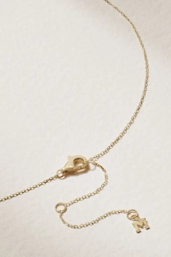 Mateo 14-karat Pearl Chain Necklace