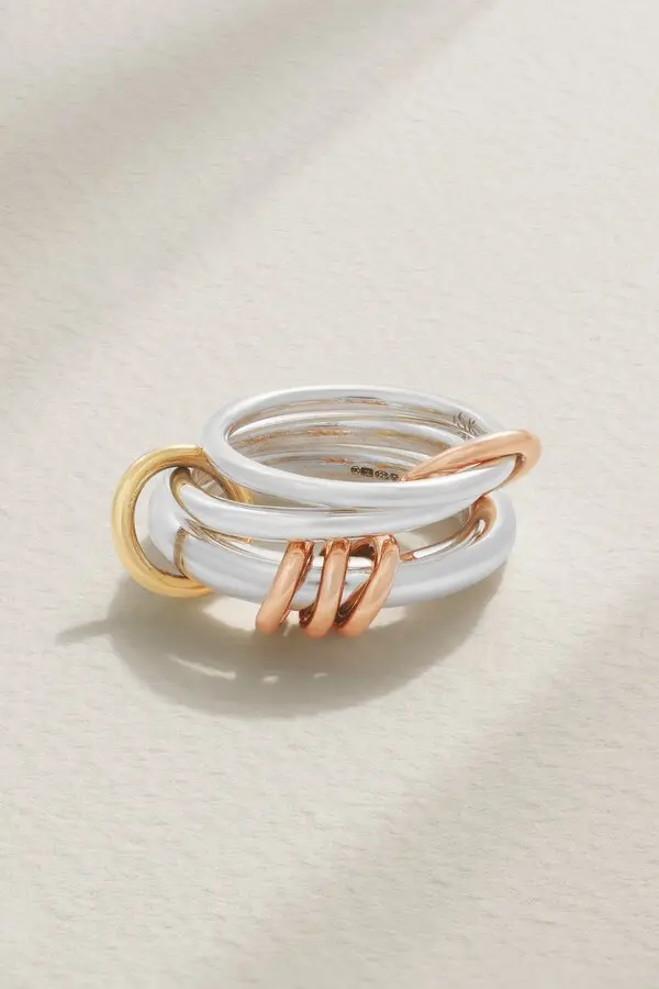 SPINELLI KILCOLLIN Orion Set Of Three Rings - Silver