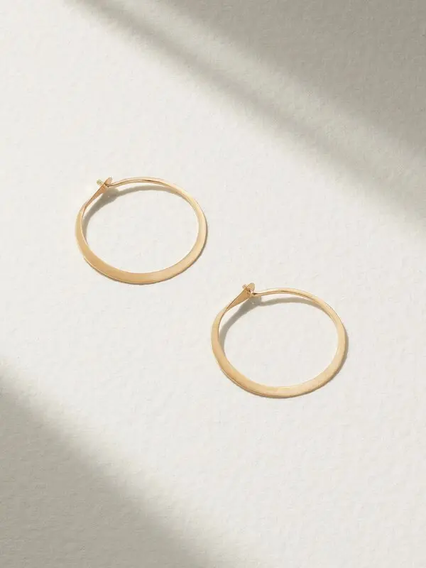 MELISSA JOY MANNING 14-karat Hoop Earrings - Gold