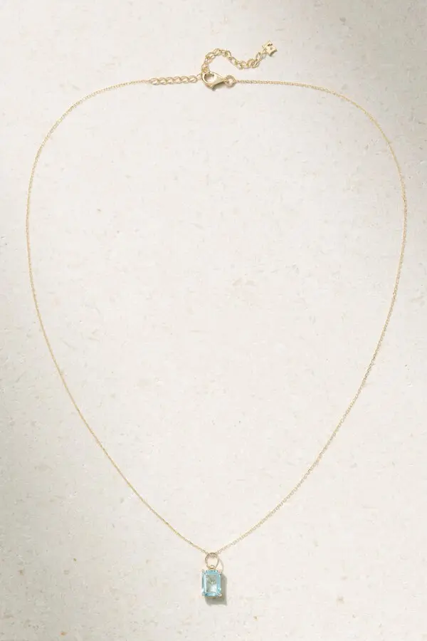 Mateo 14-karat Topaz Necklace