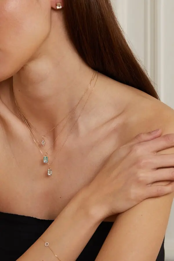Mateo 14-karat Topaz Necklace