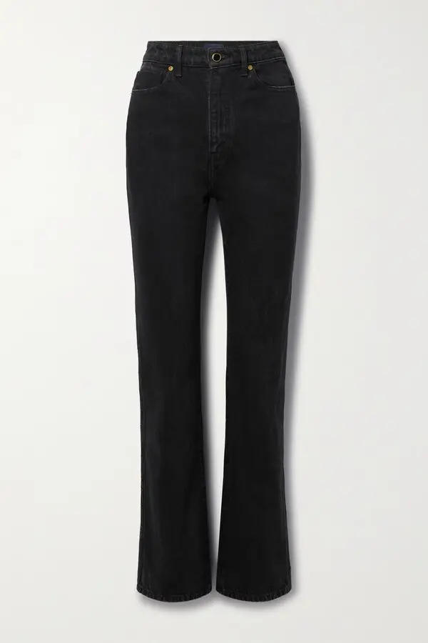 Khaite Danielle High-rise Slim-leg Jeans
