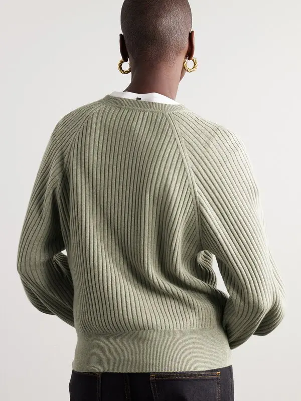 Loro Piana Ribbed Cashmere Sweater