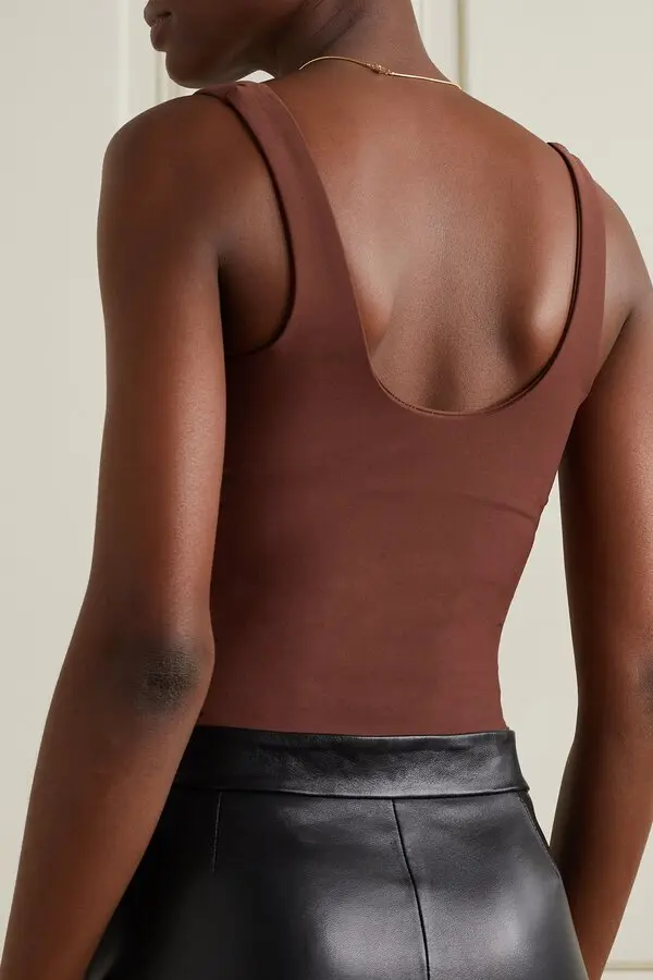 ALIX NYC Mott Stretch-jersey Bodysuit - Brown